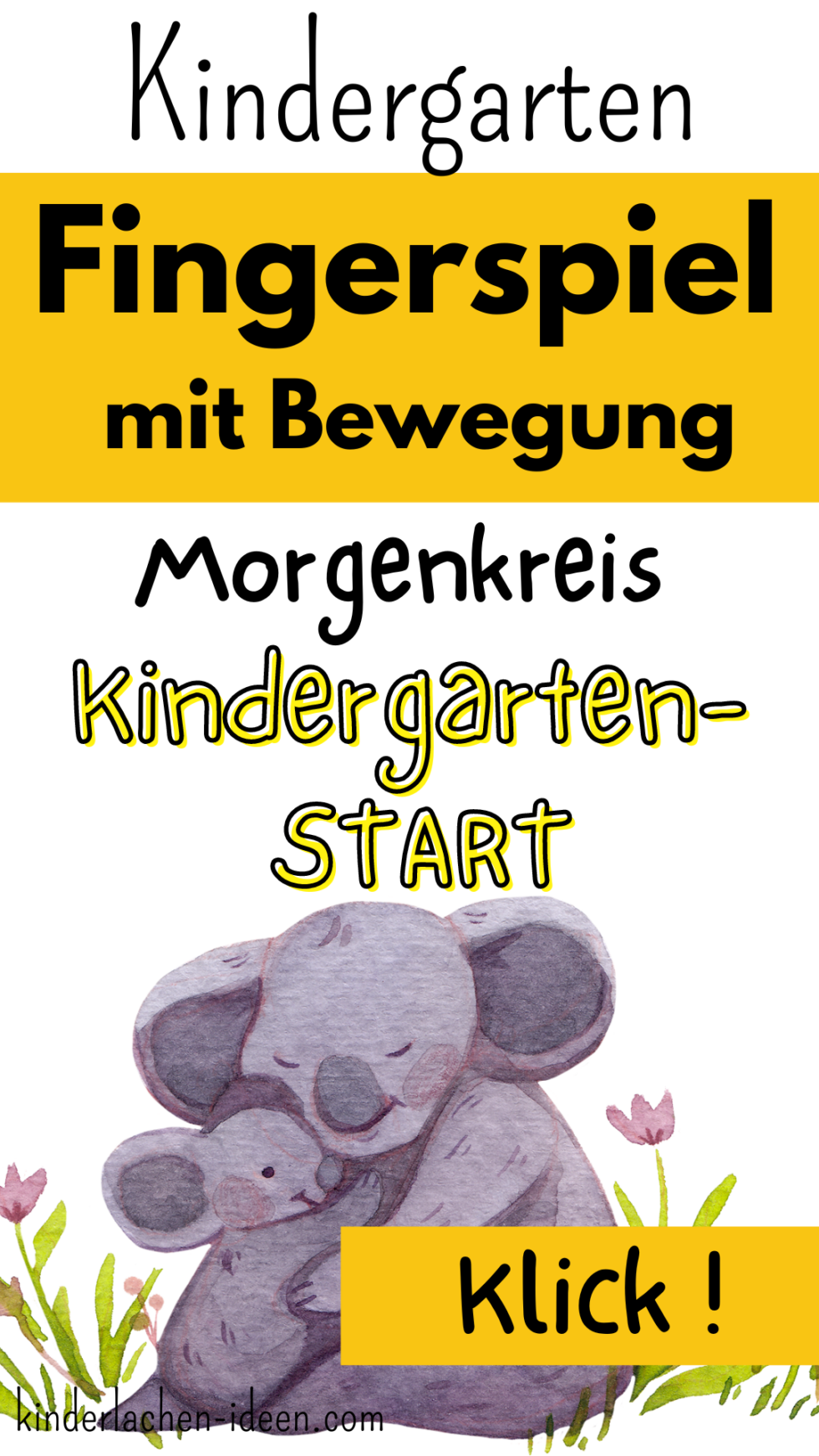 Fingerspiel zum Kindergartenbeginn - kinderlachen-ideen