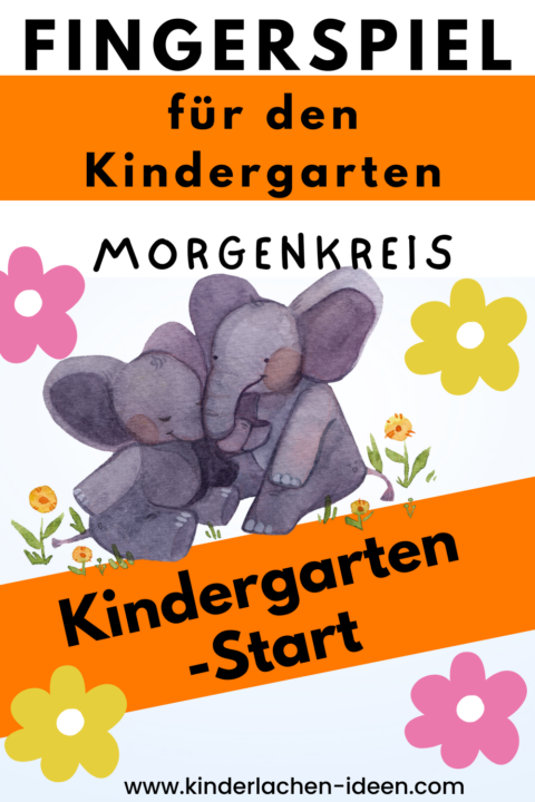 Fingerspiel zum Kindergartenbeginn - kinderlachen-ideen