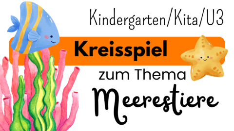 Kindergarten: Kreisspiel Meerestiere - kinderlachen-ideen