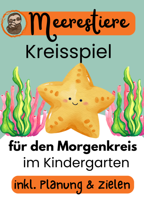 Kindergarten: Kreisspiel Meerestiere - kinderlachen-ideen
