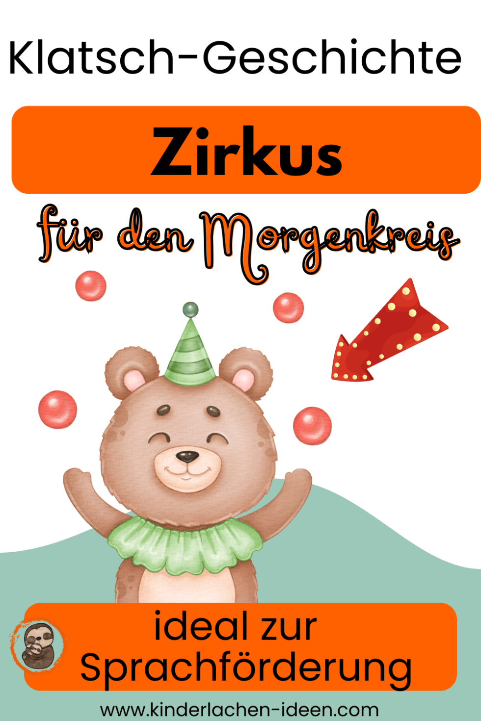 Klatsch-Geschichte "Zirkus" für den Kindergarten - kinderlachen-ideen